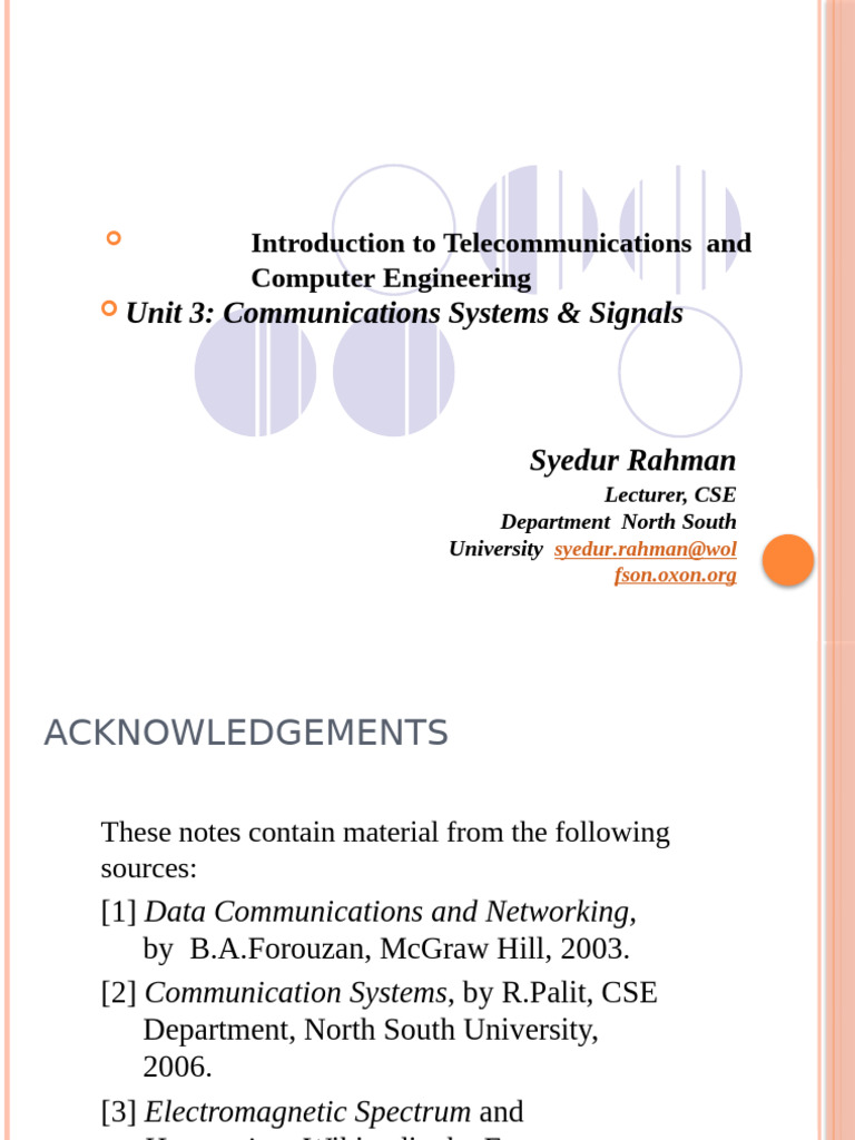 Lesson 1 | PDF | Communications System | Transmission Medium