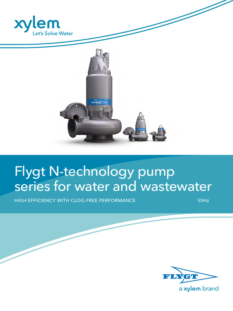 Xylem Flygt N Pump Brochure 896876 | PDF | Pump | Bearing (Mechanical)
