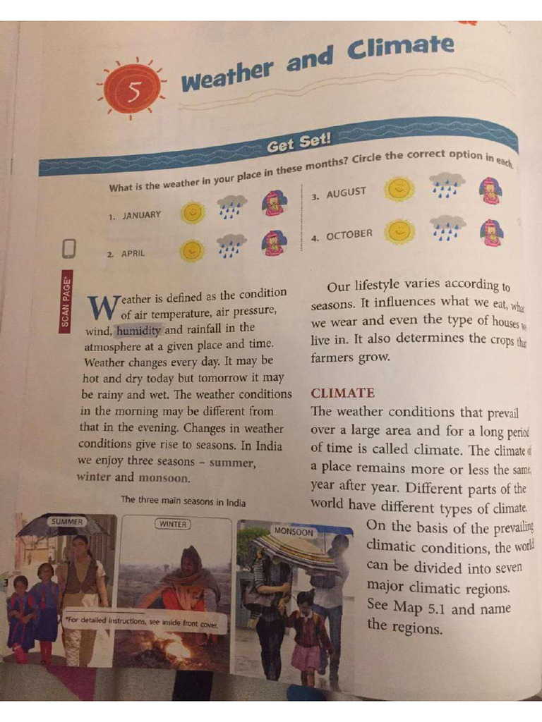 Chapter 5 Weather and Climat | PDF
