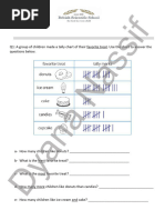 Grade II Math Data Handling Worksheet | PDF