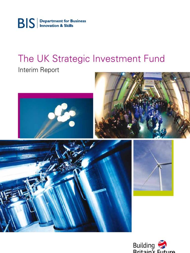 The UK Strategic Investment Fund: Interim Report | PDF | Business