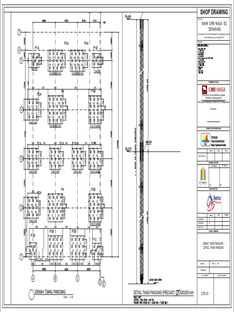 Tiang Pancang 30 30 | PDF