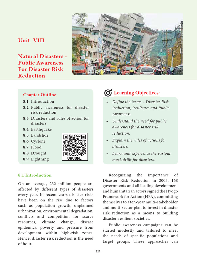08 Natural Disasters - Public Awareness For Disaster Risk Reduction ...
