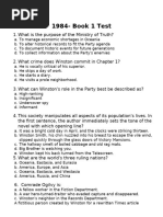 1984 Chapter Questions Guide | PDF