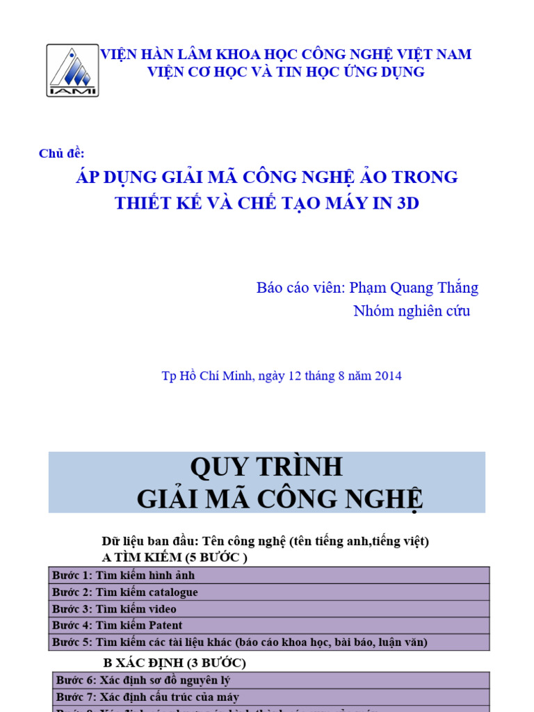 Giai Ma Cong Nghe | PDF