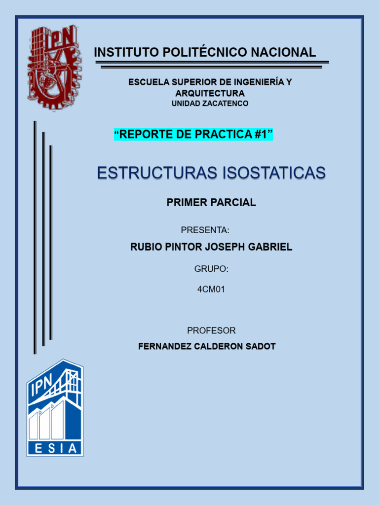 Rubio Pintor Joseph | PDF | Viga (Estructura) | Mecánica