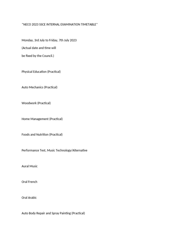 Neco 2023 Ssce-Wps Office | PDF | Textiles