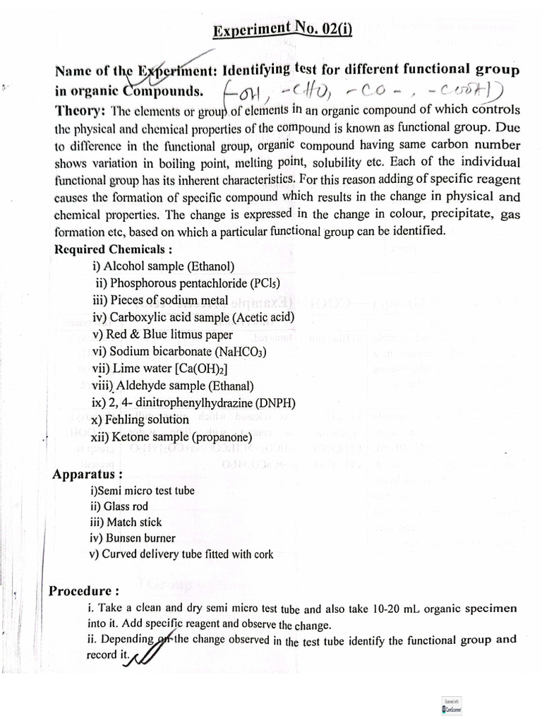 Chemistry 2nd Paper | PDF