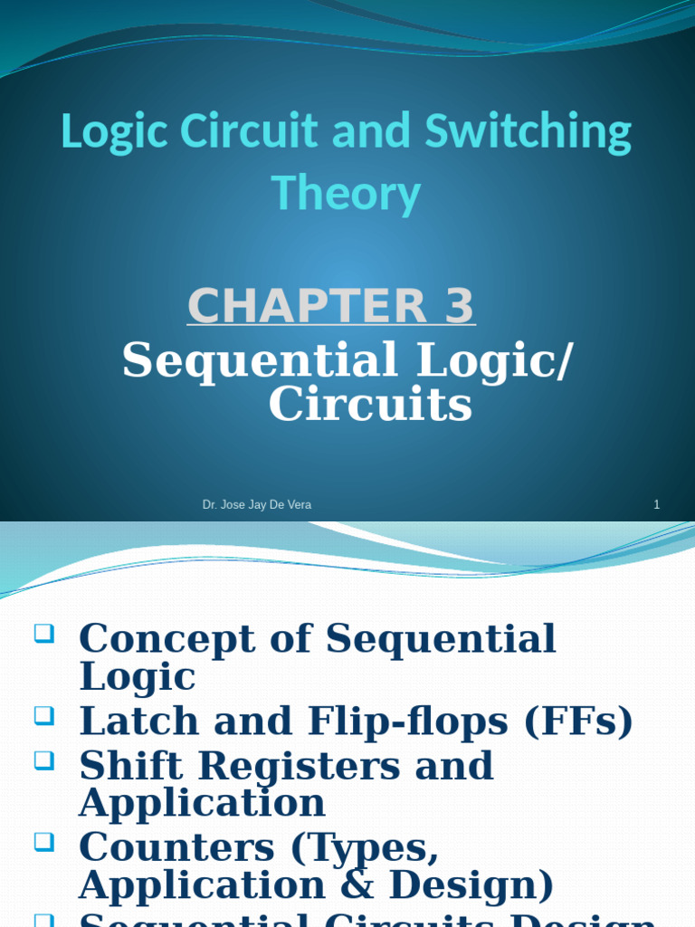 Sequential LogicCircuits | PDF | Logic Gate | Electronics