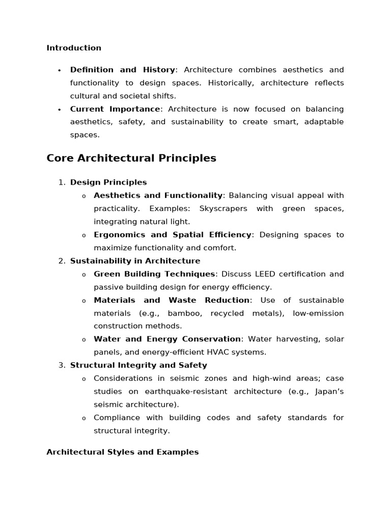 Architecture Evolving Art and Science in The Built Environment | PDF ...