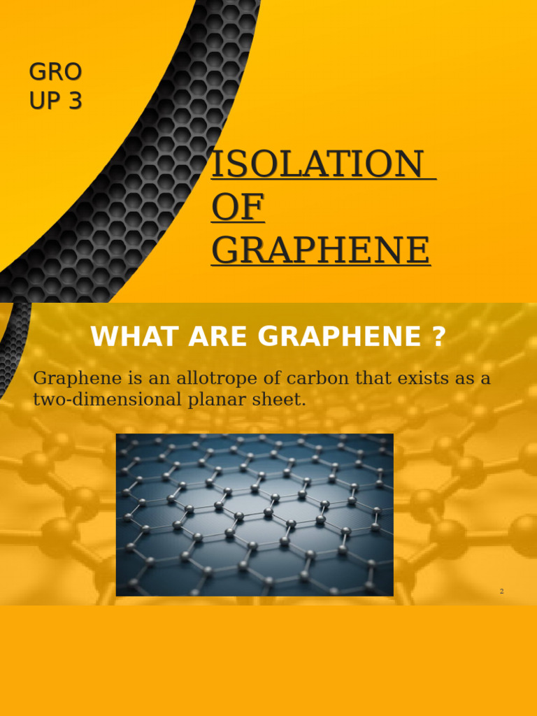 Presentation 2 | PDF | Graphene | Electrical Resistivity And Conductivity