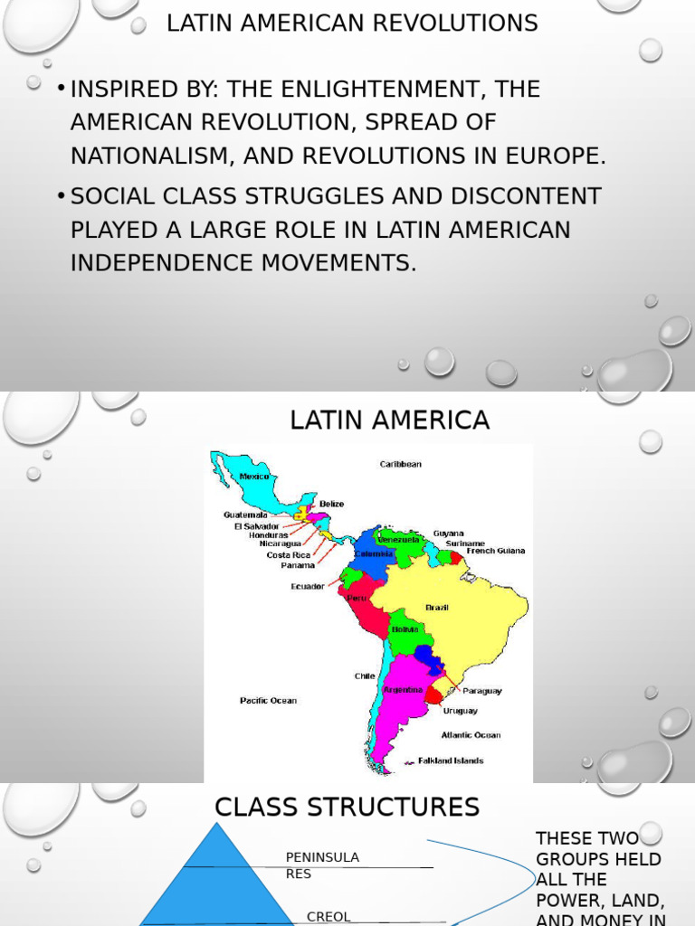 LatinAmericanRevolutionPowerPoint 1 | PDF | Latin America | Spanish Empire
