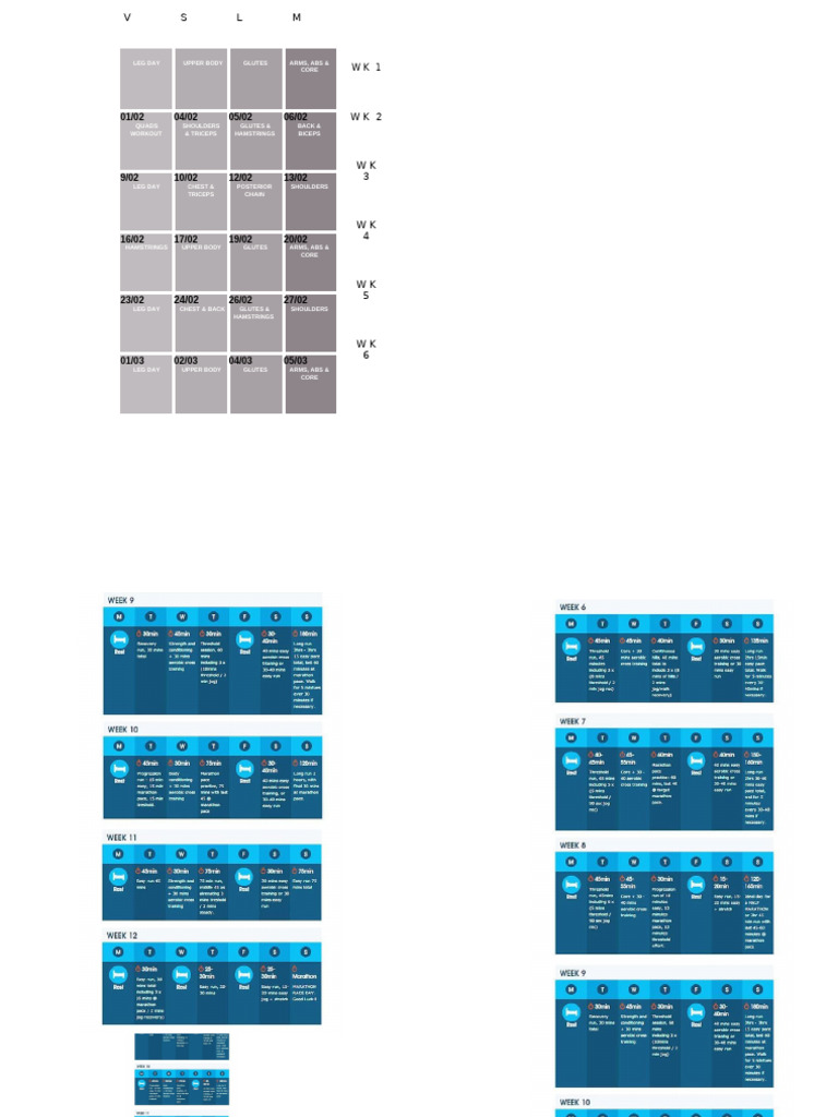 IRON Series Calendar | PDF
