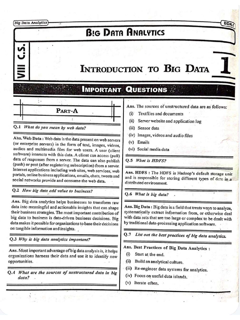 Big Data Analytics - NK BOOK | PDF