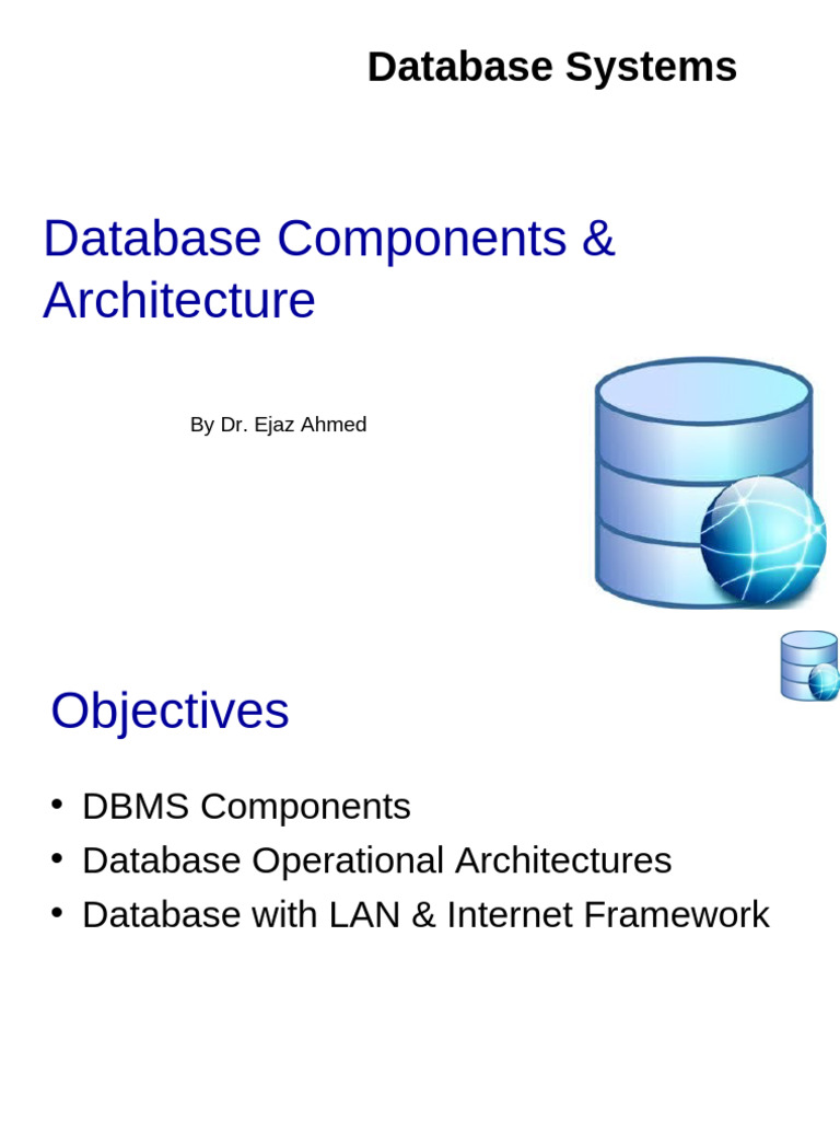 Lec - 3 - DB Architecture | PDF | Databases | Client–Server Model