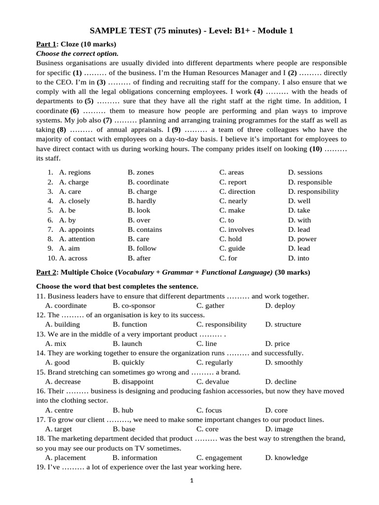 Business Partner B1 Test Sample | PDF | Brand