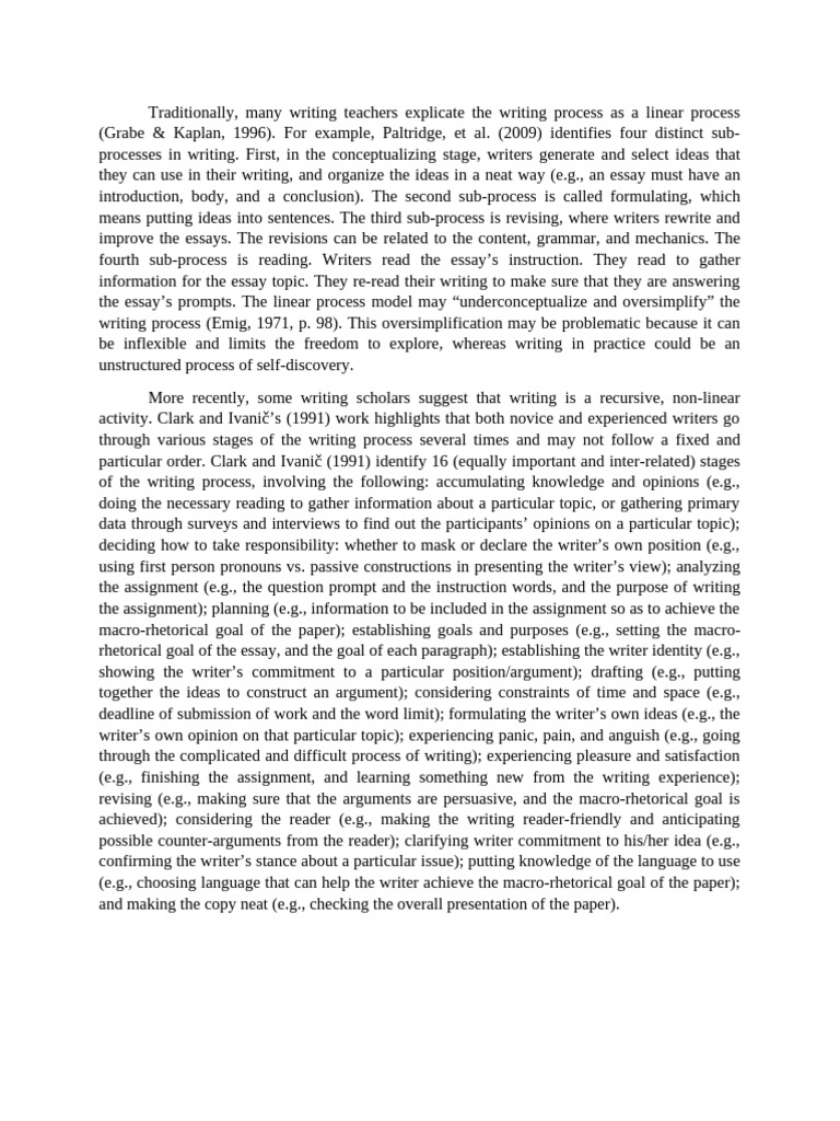 The Concept of Teaching Writing | PDF | Goal | Cognition