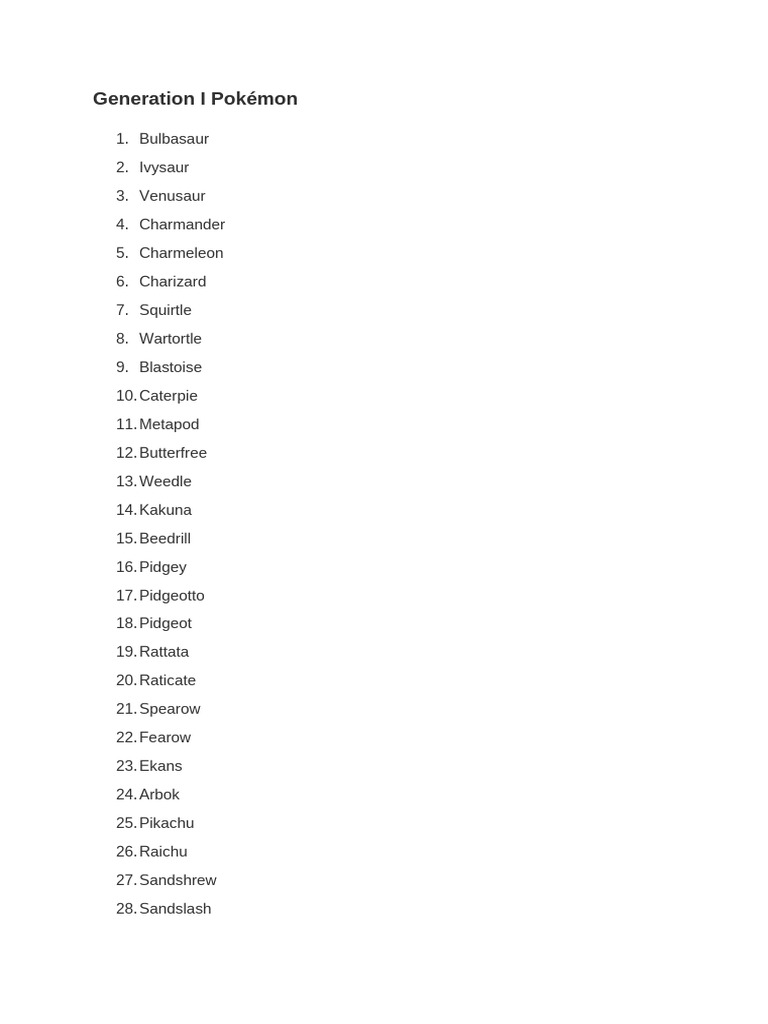 All Cobblemon Pokemon | PDF | Pokémon | Nintendo Franchises