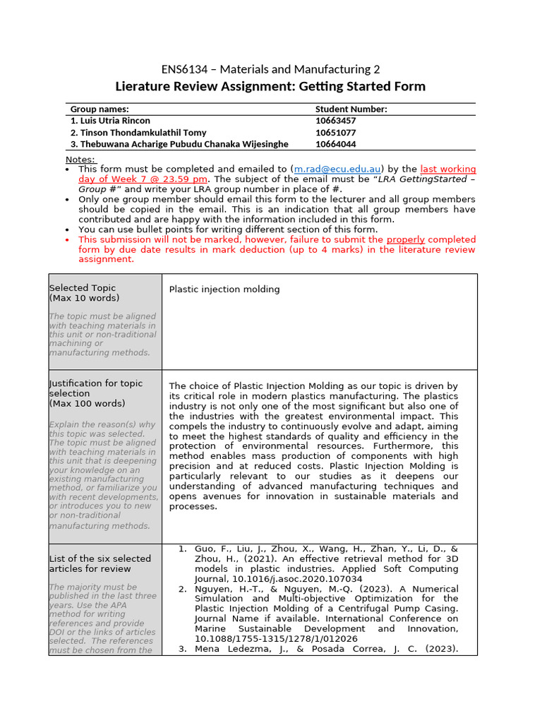 LRA GettingStarted Form Group 19 | PDF | Business | Art