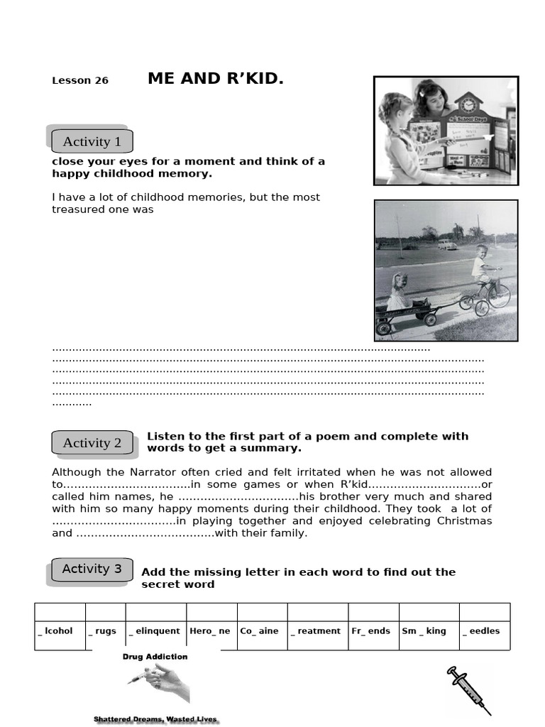 Lesson 26 ME AND R | PDF | Language Arts & Discipline