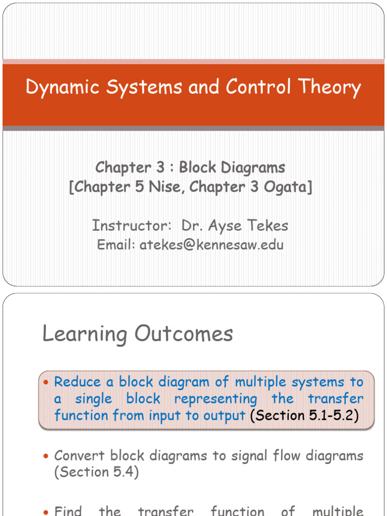 Block Diagrams | PDF | Control Theory | System