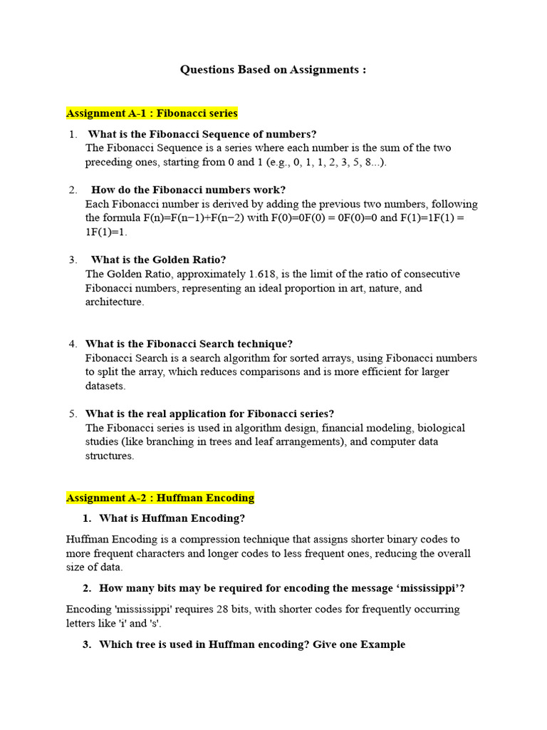 DAA Viva Questions | PDF | Data Compression | Dynamic Programming DAA Viva Questions | PDF | Data Compression | Dynamic Programming