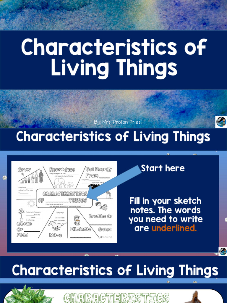 Key Traits of Living Things | PDF | Life | Nature