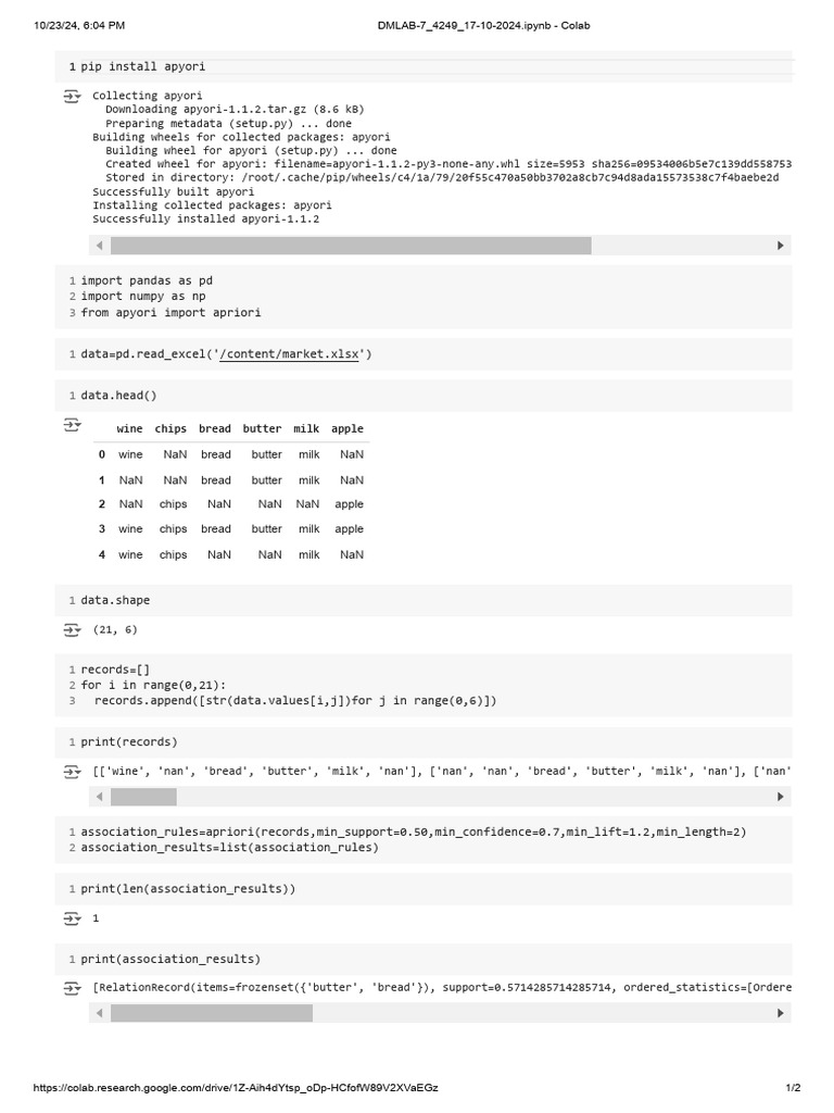 4249 DM lab-7,8 | PDF