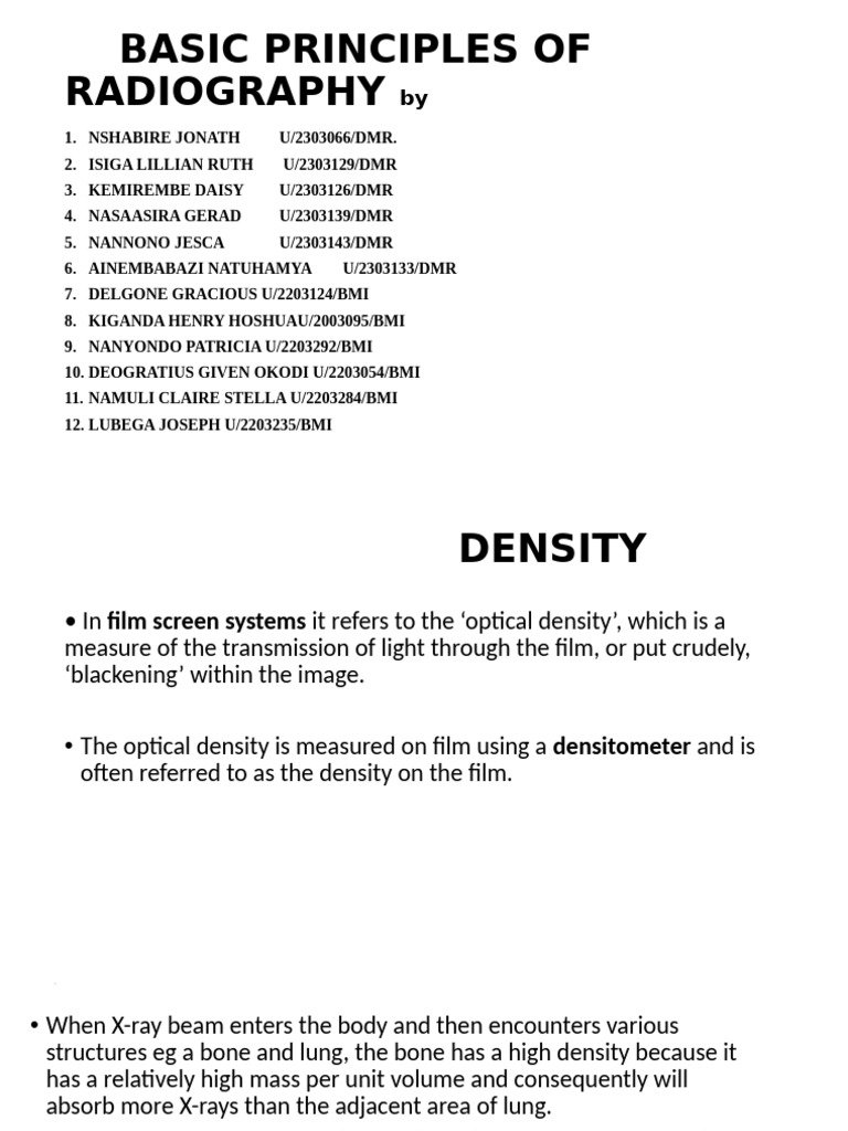 Principles of Radiography Explained | PDF | Radiography | X Ray