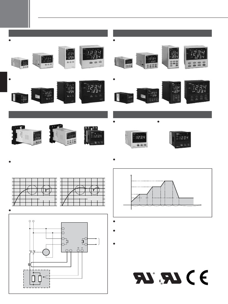 Digital Temp Controller PXW/PXZ/PXV | PDF | Switch | Relay