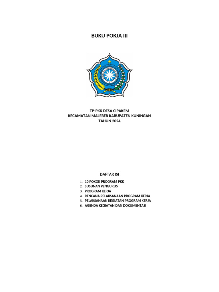 Pokja III 2024 | PDF