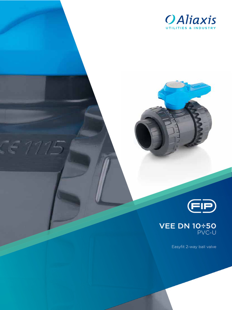 VEE_DN10-50_PVC-U_EN | PDF | Valve | Electrical Connector