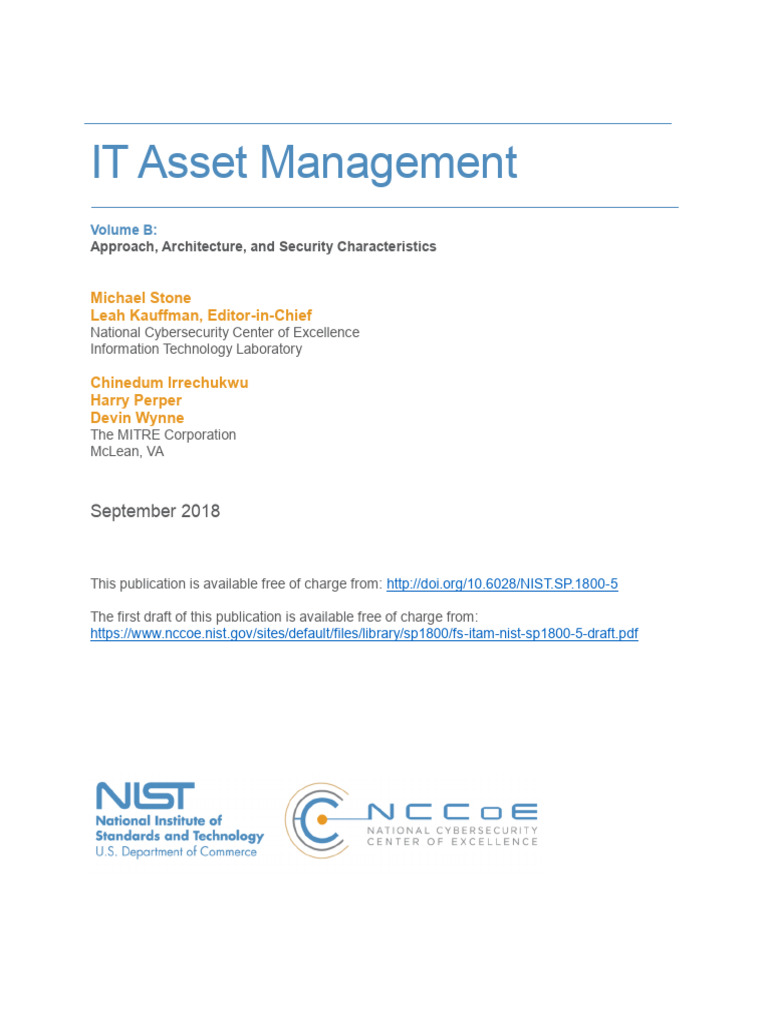 Fs Itam Nist sp1800 5b | PDF | Computer Security | Security