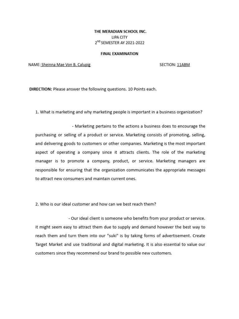 Marketing Strategies for Business Success | PDF