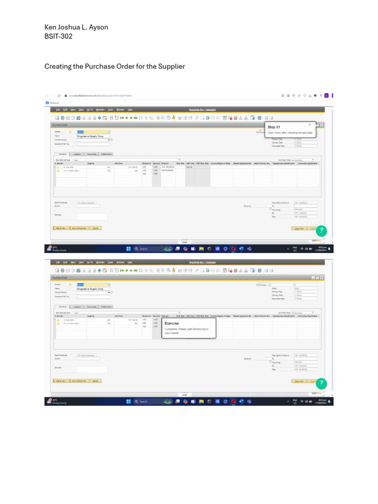 AYSON-Chapter 3 Purchasing Process | PDF