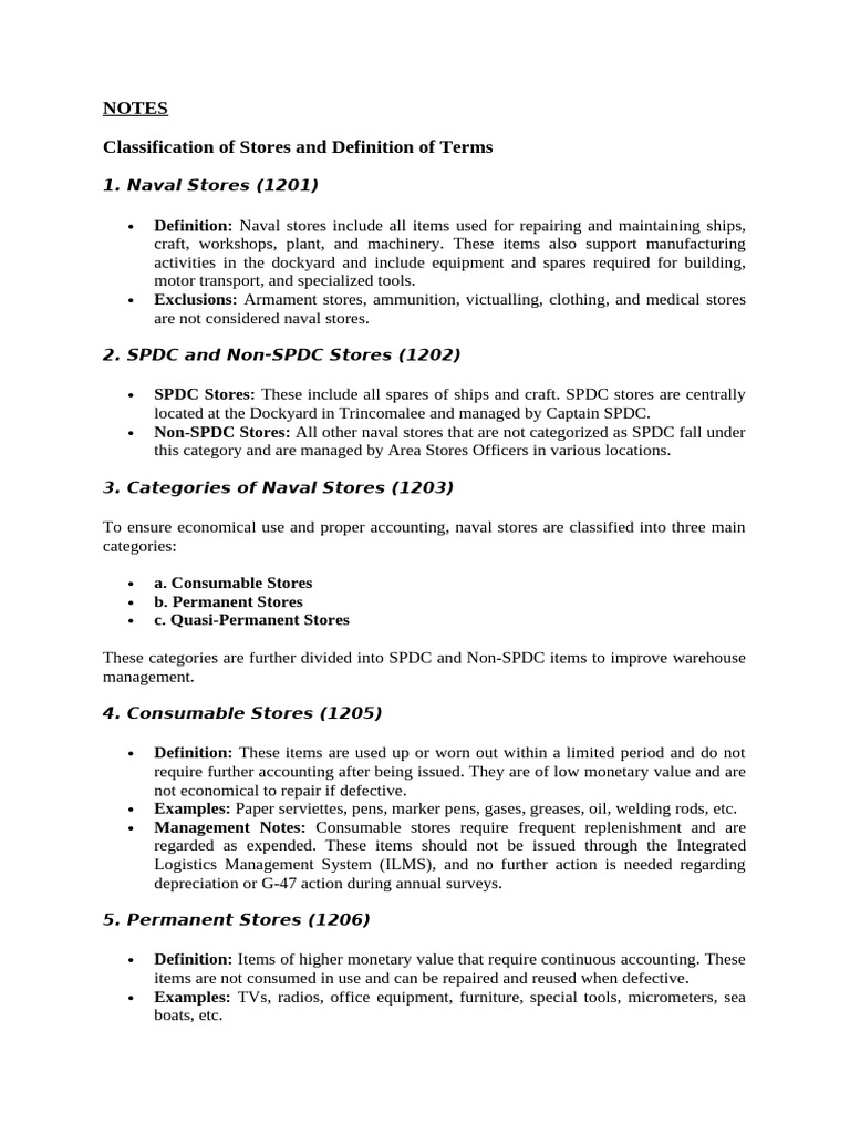 Definition and Categories of Naval Stores | PDF | Procurement