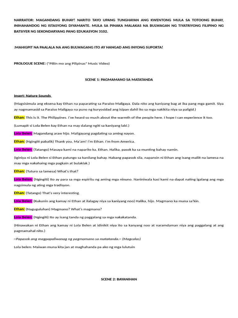 FM13 Pinaka Pinale Script | PDF