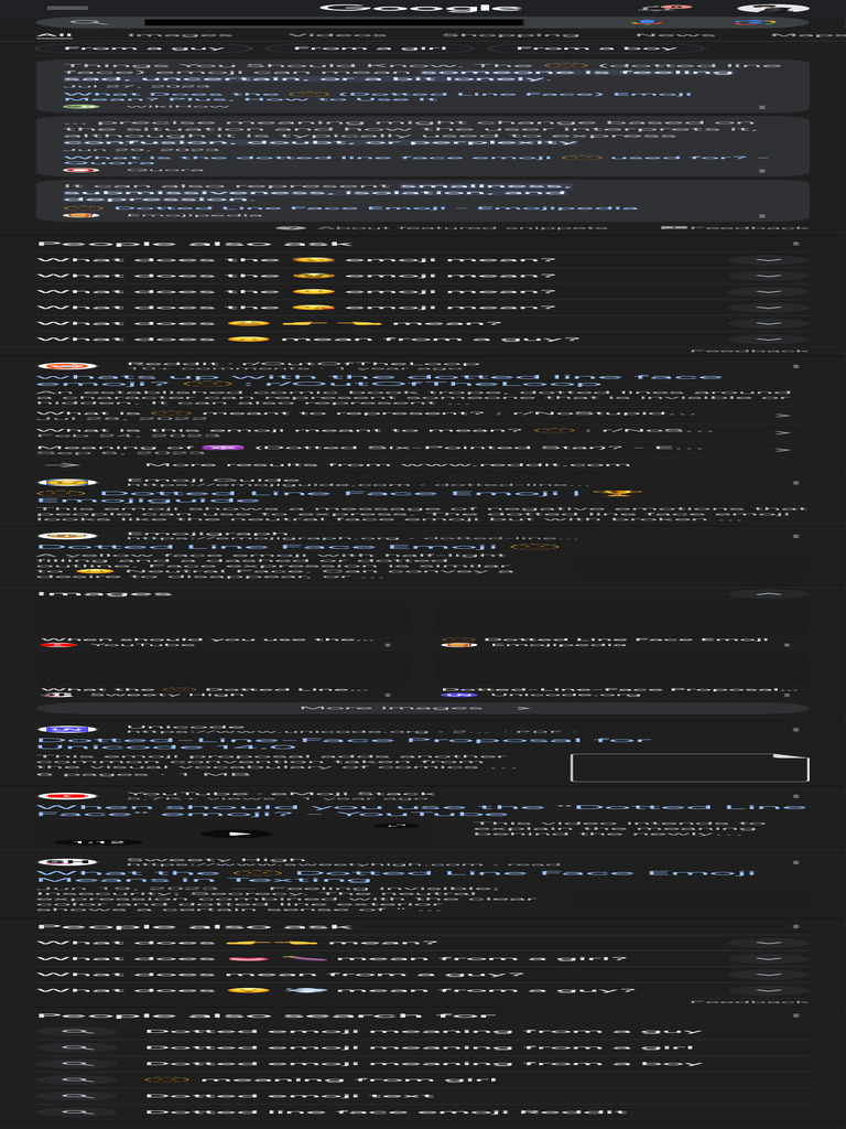 Dotted Emoji Meaning - Google Search | PDF | Human Communication