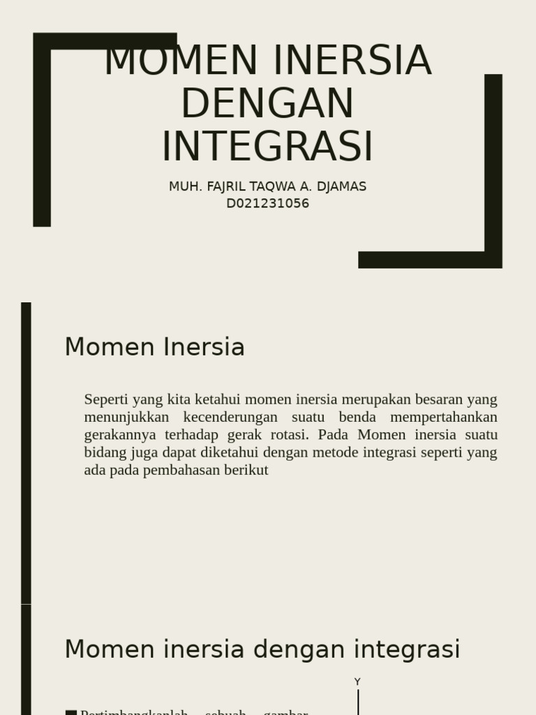 Momen Inersia | PDF