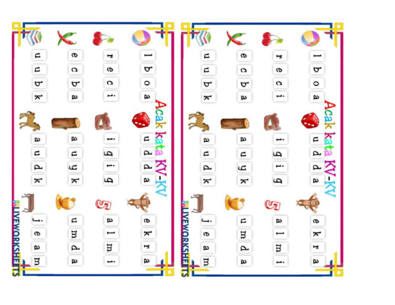 Acak Kata 4 Huruf | PDF