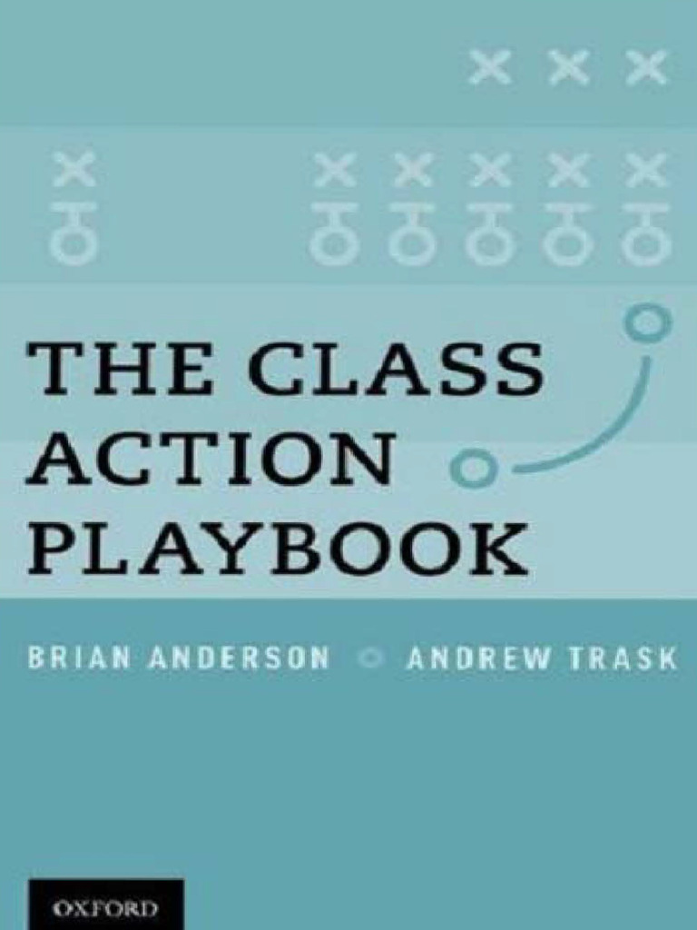 The Class Action Playbook | PDF | Class Action | Discovery (Law)