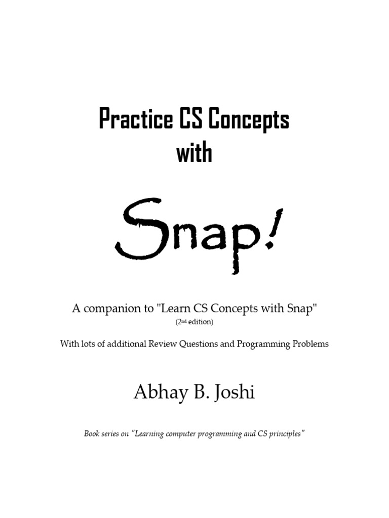 Practice CS Concepts with Snap Guide | PDF | Cursor (User Interface ...
