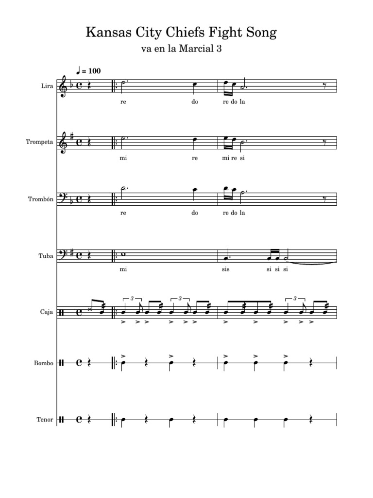 Kansas City Chiefs Fight Song | PDF