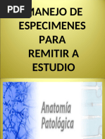 Preparación de Muestras en Formol | PDF | Biopsia | Formaldehído