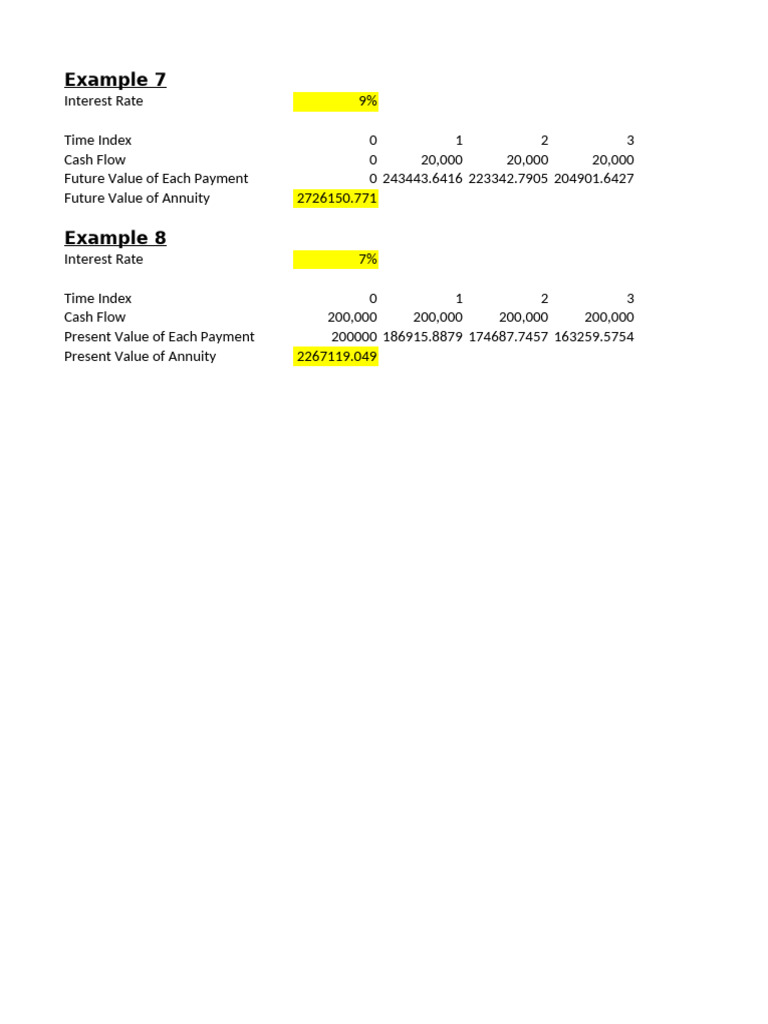 Workbook For Chapter 1 - Ordinary Annuity and Annuity Due | PDF