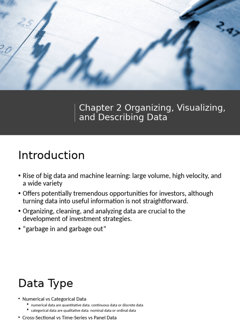 Chapter 2 Organizing, Visualizing, and Describing Data | PDF | Mean | Arithmetic Mean