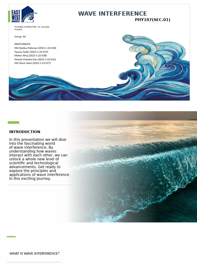 Presentation 1 | PDF | Waves | Motion (Physics)