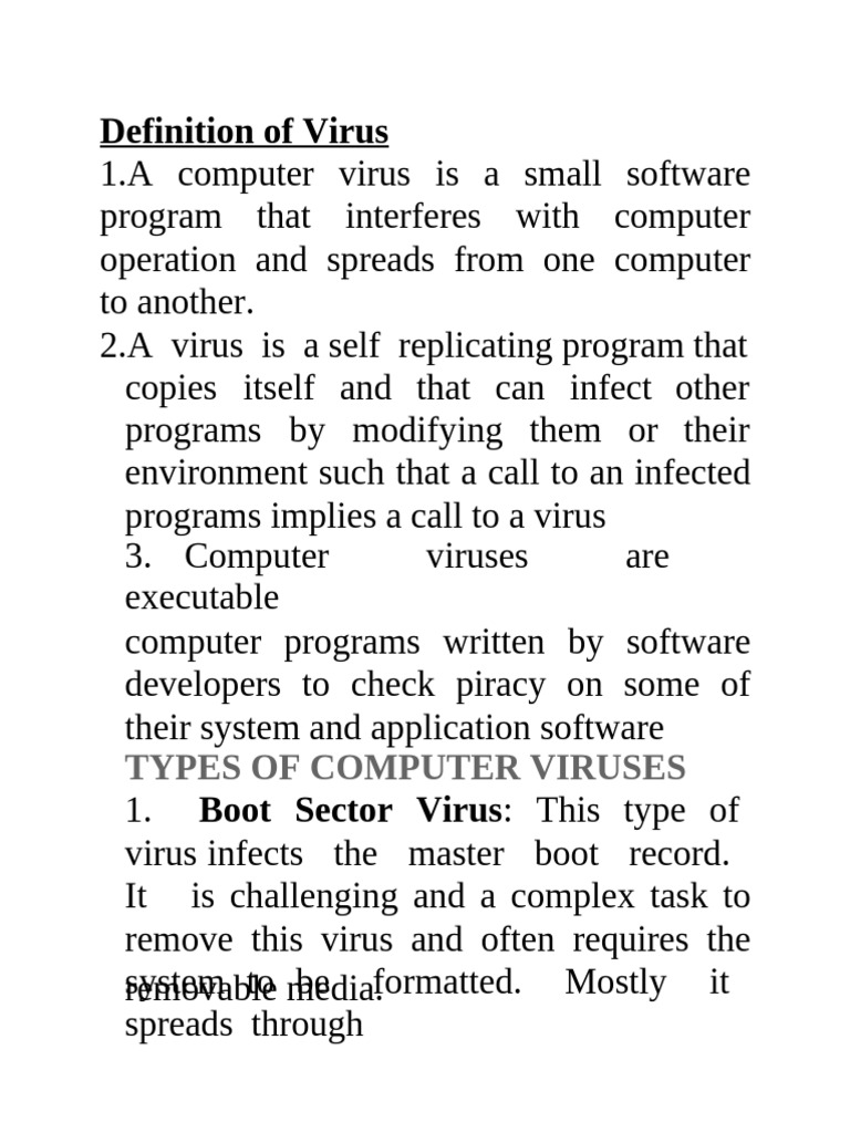 Ss 3 Computer Virus | PDF | Computer Virus | Antivirus Software