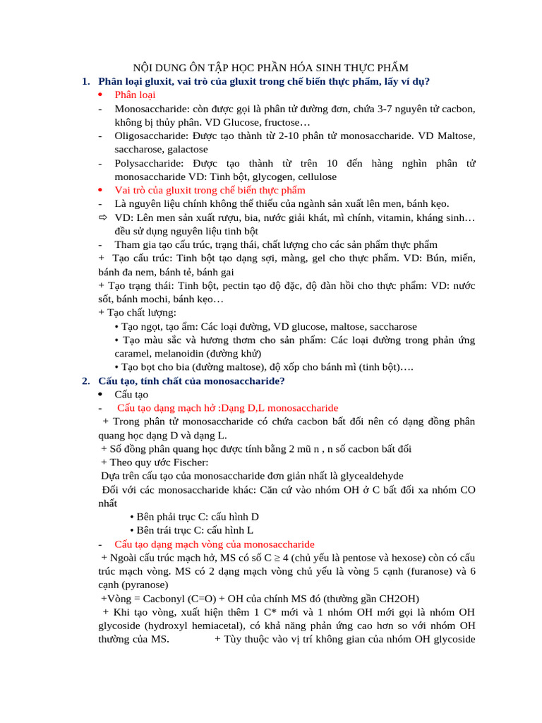 Hóa Sinh KTHP | PDF