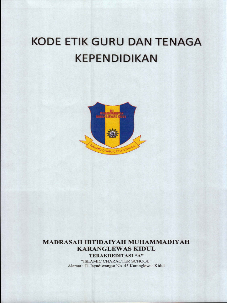 Kode Etik Guru | PDF